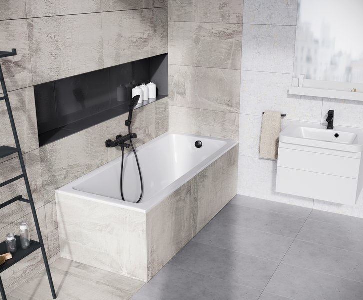 Vonia Ravak 10° Slim 170x75 balta, akrilinė - Plyteles123